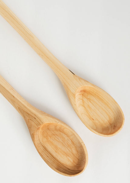 The Handcrafted Spoons: Large / Maple