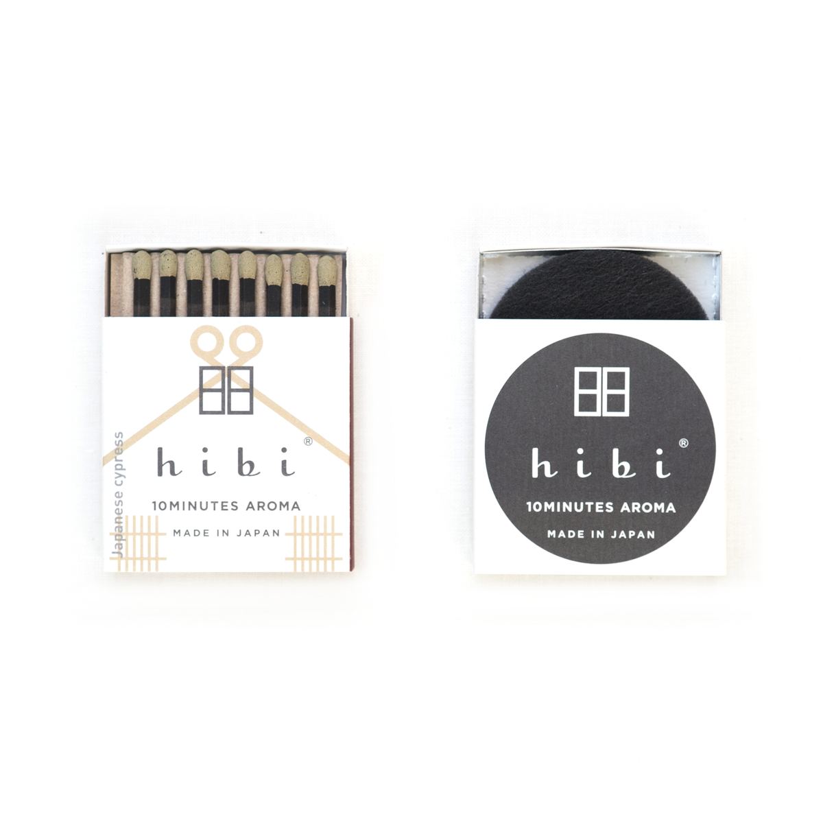 Hibi | Box of 8 Incense Matches | Japanese Cypress – Material Wit