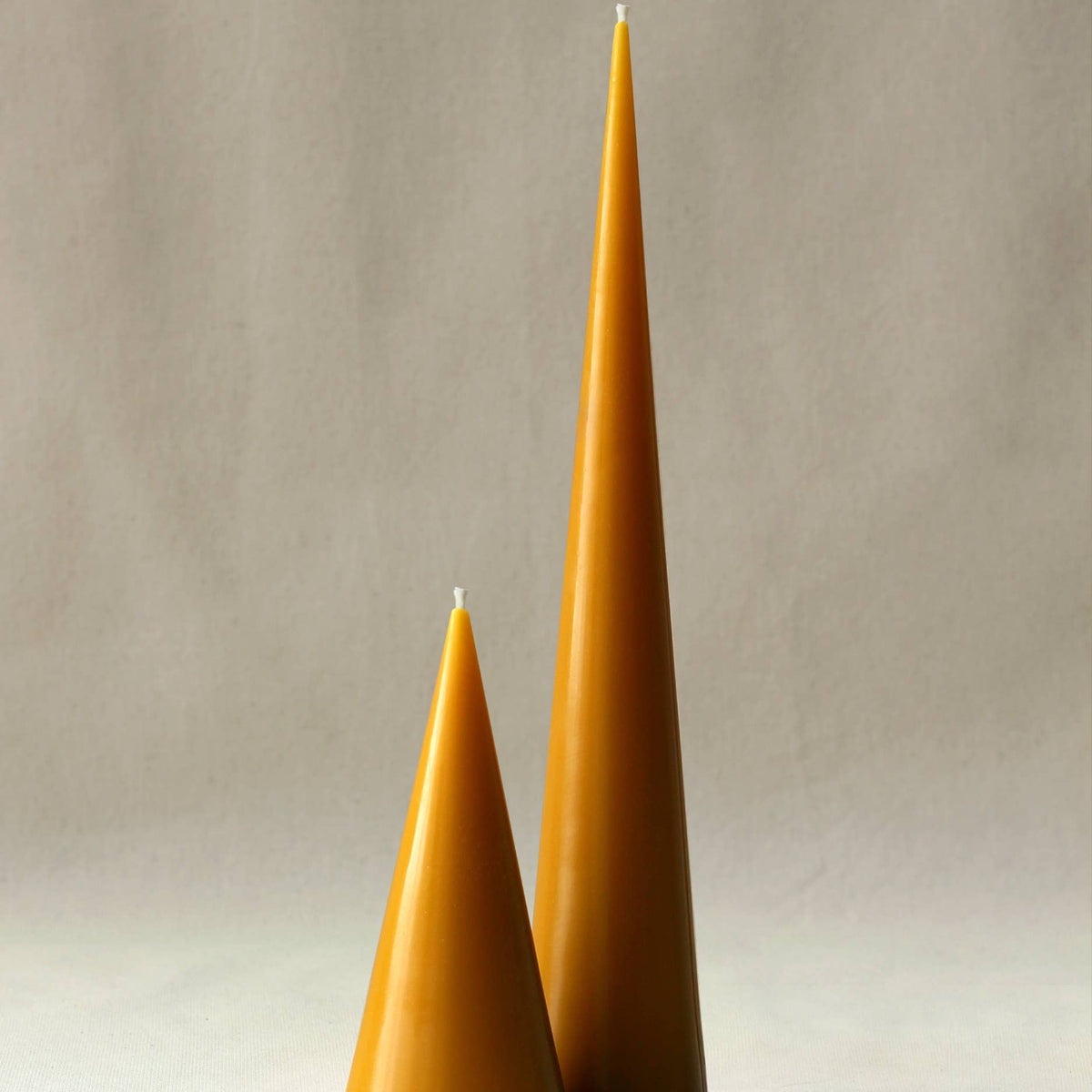 Large Cone Candle - 100% pure beeswax – Material Wit