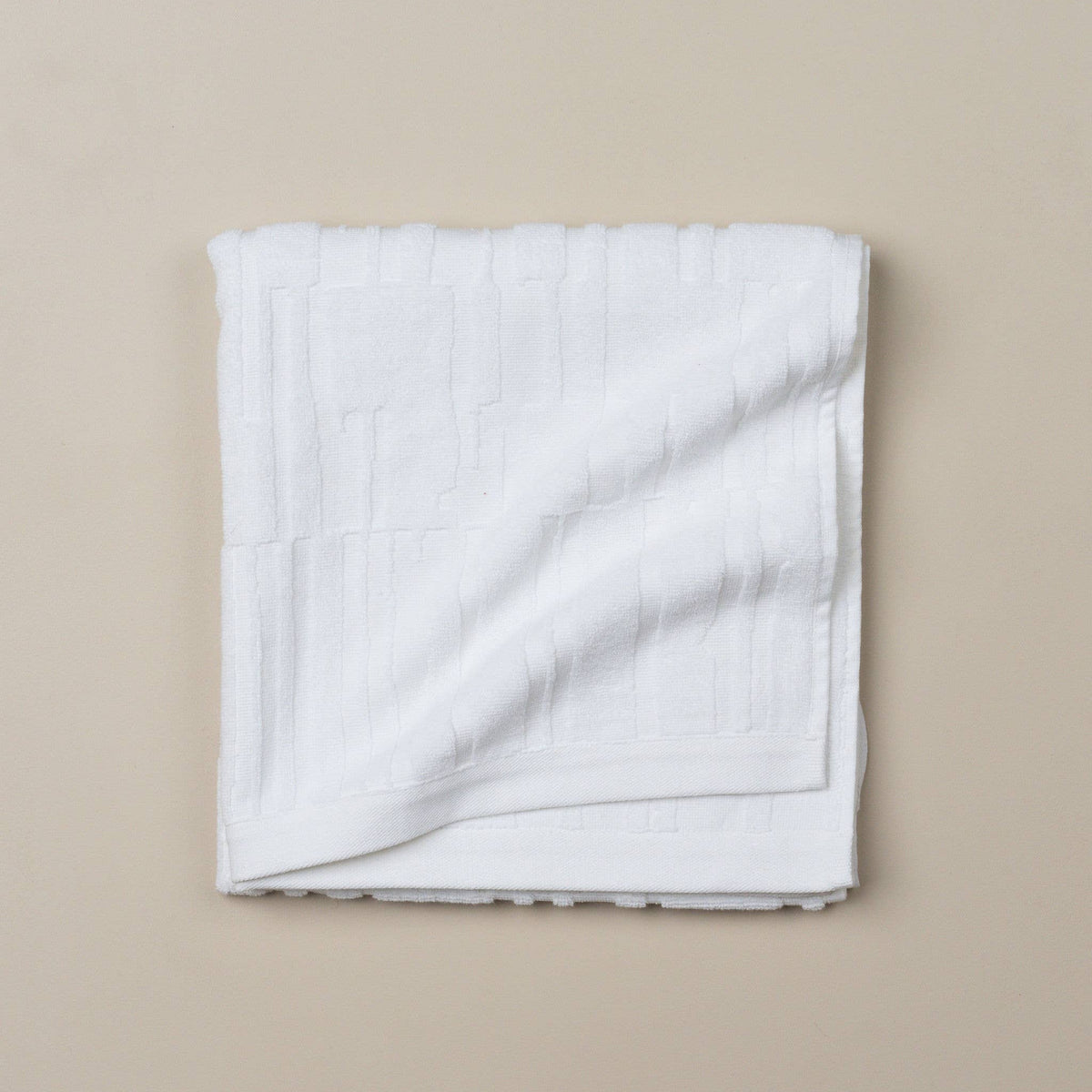 Architectural Towel Collection | White | Face cloths – Material Wit