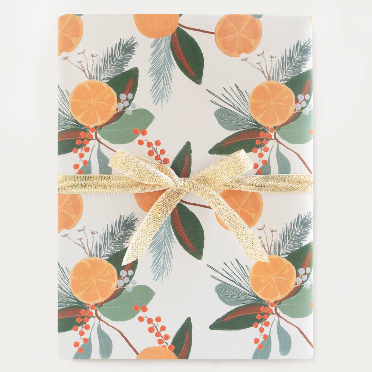 Winter Citrus Gift Wrap (Roll) – Material Wit